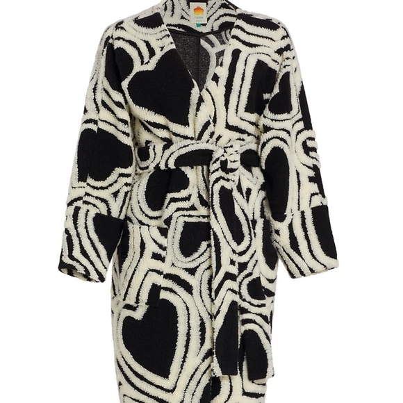 FARM Rio | Jackets & Coats | Farm Riowild Hearts Fleece Coat | Poshmark